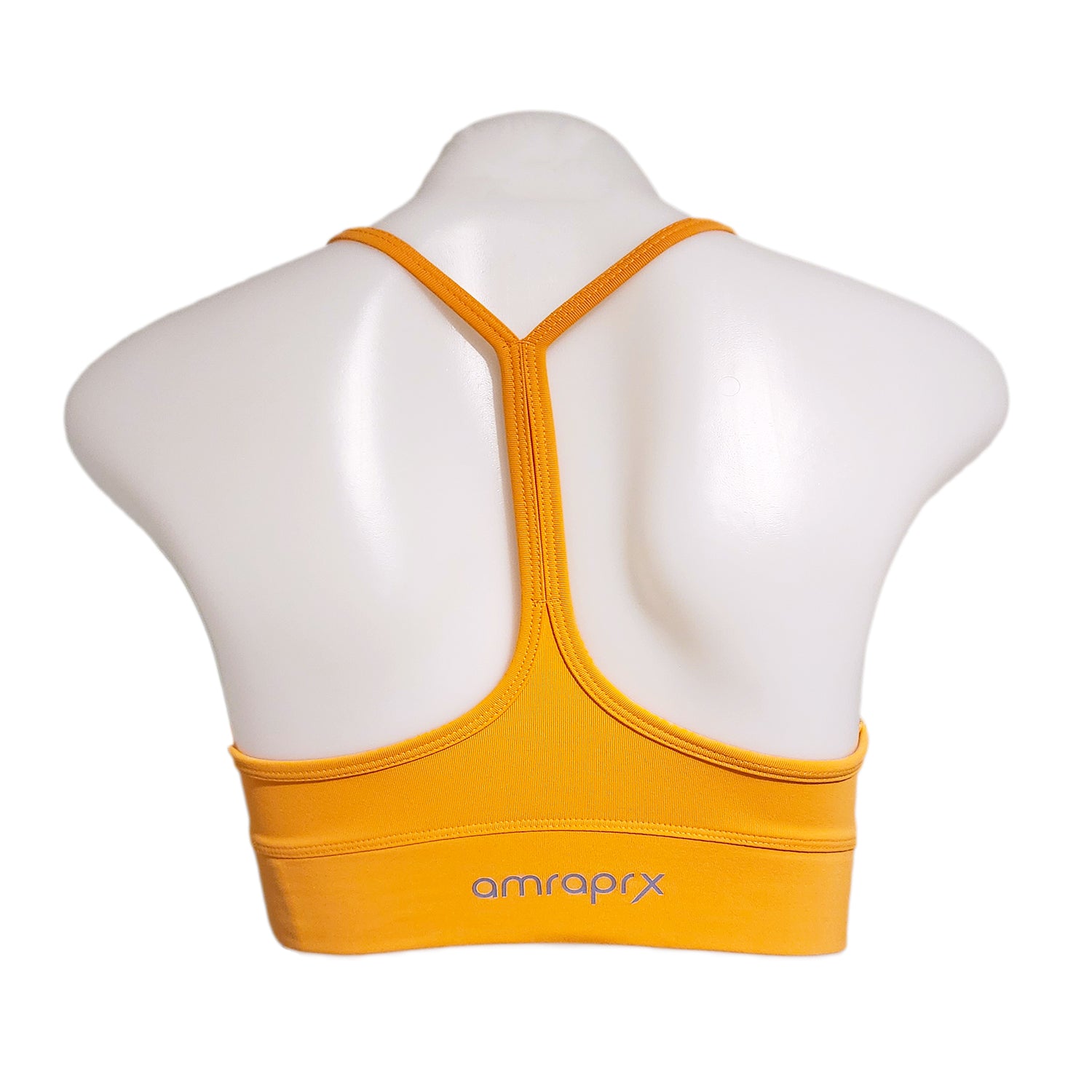 Orange Shake Racerback Sports Bra - AMRAPrx